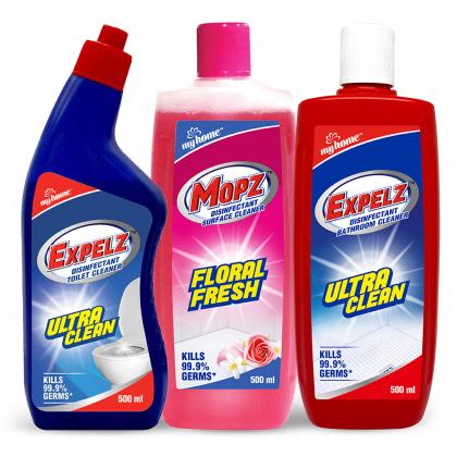 My Home Cleaning Combo Pack (500 ml + 500 ml + 500 ml) - JioMart