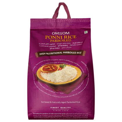 Omsom Parboiled Ponni Rice 5 kg - JioMart