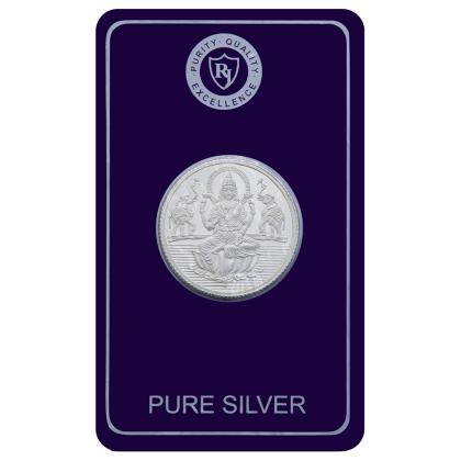 Reliance Jewels Laxmi Silver (999) 10 GM Coin - JioMart