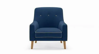 Urban Ladder Hagen Lounge Chair (Colour : Cobalt) - JioMart