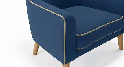 Urban Ladder Hagen Lounge Chair (Colour : Cobalt) - JioMart