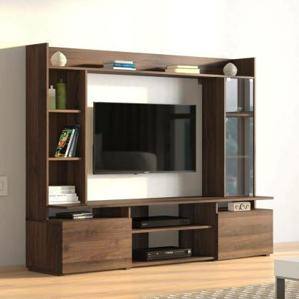 Urban Ladder Celestin Tv Unit (Finish : Columbian Walnut) - JioMart