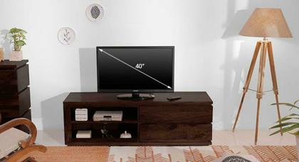 Urban Ladder Vector Tv Unit (Finish : Mahogany) - JioMart