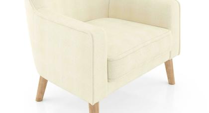 Urban Ladder Hagen Lounge Chair (Colour : Boucle Himalaya) - JioMart