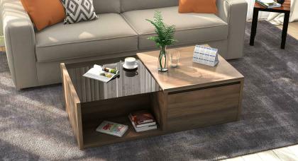 Urban Ladder Alita Storage Coffee Table (Configuration : Half Drawer ...