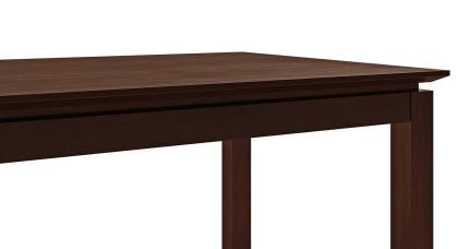 Urban Ladder Diner 6 Seater Dining Table (Finish : Dark Walnut) - JioMart
