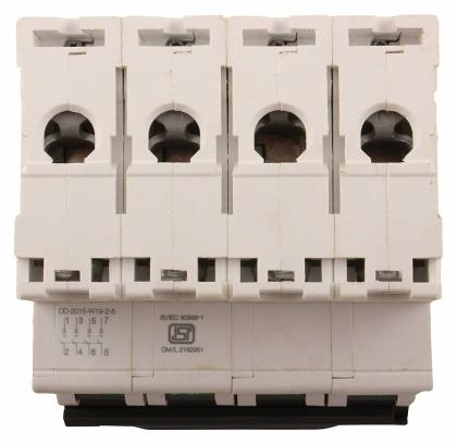 Schneider Electric Miniature Circuit Breaker Acti9 MCB 40A 4 Pole MCB C Curve 10kA White - JioMart