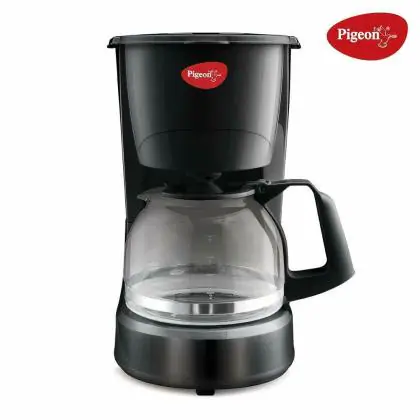 Pigeon Brewster Coffee Maker, 600 Watt, 4 Cups Drip Coffee maker (Black ...