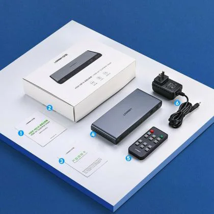 UGREEN 50745 1080P 4*1 Quad Split-Screen Multi Viewer With IR Remote ...