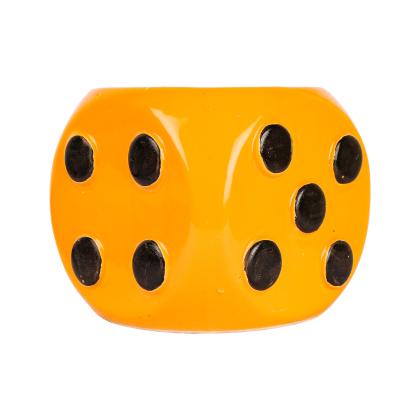 Justoriginals Ludo Dana Shape Small Ceramic Flower Pot(Color:Yellow ...