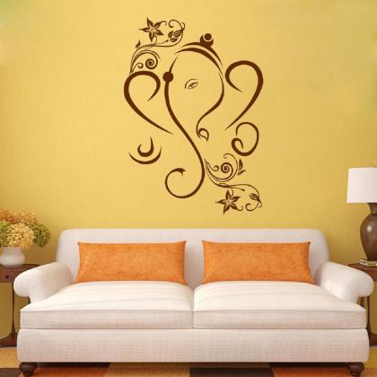 Sticker Studio Vinyl Lord Ganesha Wall Sticker 58 cm X 40 cm - JioMart