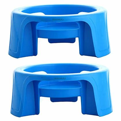 MADHULI Multipurpose Blue Plastic Pot Stand (Pack Of 2) - JioMart