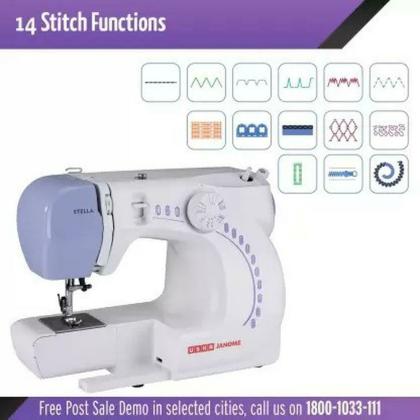USHA Stella 14 Stitch Function Automatic Zig Zag Electric Sewing ...