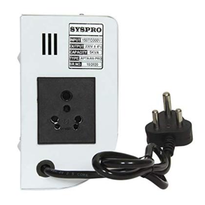 SYSPRO Captain Plus Z Voltage Stabilizer for Xerox Machine Working Range 150v 300v, White - JioMart