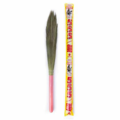 Monkey 555 International Natural Grass Broom with Plastic Handle - JioMart