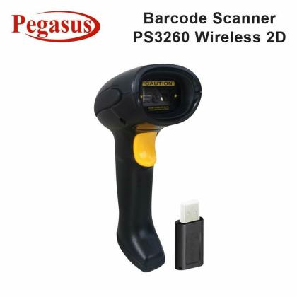 Pegasus PS3260 Rugged QR / 2D Wireless Barcode Scanner for Warehouse ...