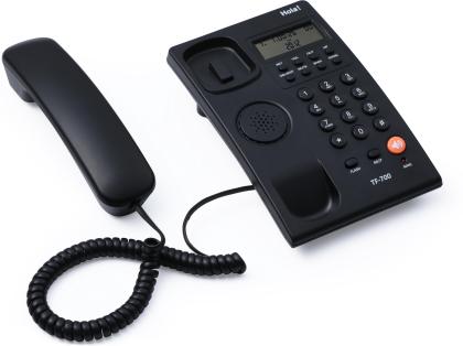 Hola TF-700 Black Corded Landline Phone Caller Id Speaker Phone - JioMart