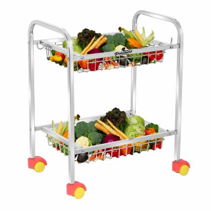 PALOMINO Fruits/Vegetables Rack 2 Step Rack Stainless Steel Kitchen ...