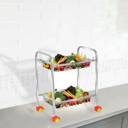 PALOMINO Fruits/Vegetables Rack 2 Step Rack Stainless Steel Kitchen ...