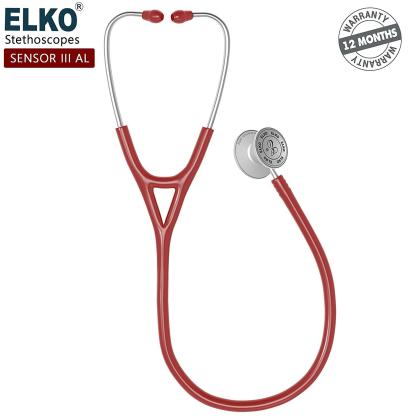Elko Red Aluminium Head Stethoscope - JioMart