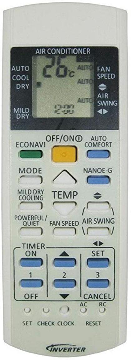 royalcool Ac Remote No. 29B For Panasonic Inverter Ac - JioMart
