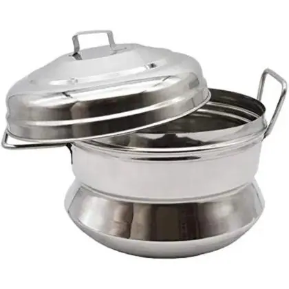 Subaa Stainless Steel Idly Pot Induction type, Idly Steamer/Maker (2 ...