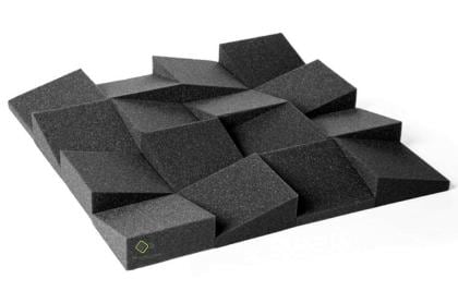 YGM Acoustic Foams Black Z-Block Diffuser Absorption Foam Wall Panel ...