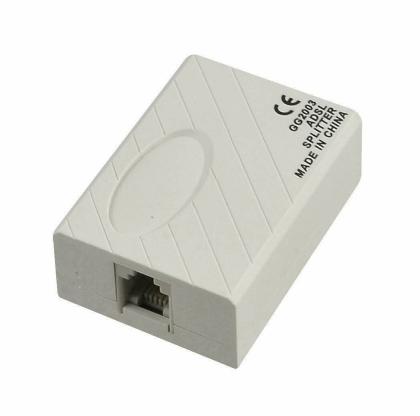 WETEK ADSL/VDSL/APDT Splitter for Landline Telephone and Broadband ...