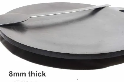 MYNAKSHA Traditional Iron Tawa,Dosa Tawa,Pan,Dosa Kallu Large Size ...