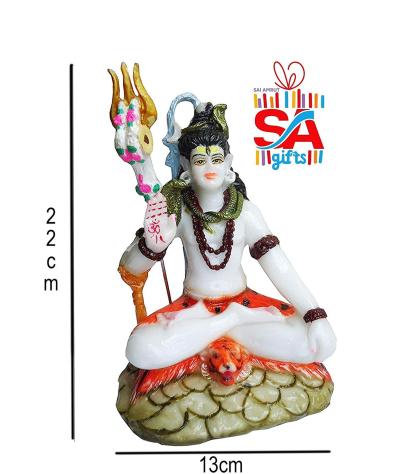 Sai Amrut Multicolor Stone Stone Shankar Statue - JioMart