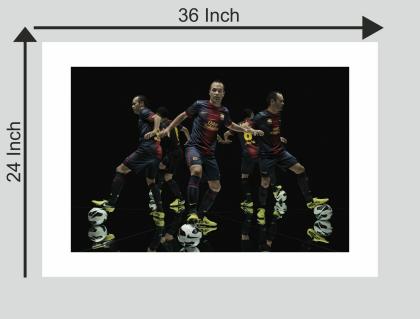 Sticker Studio Vinyl Wall Poster Andres Iniesta Wall Covering Area 36 X ...