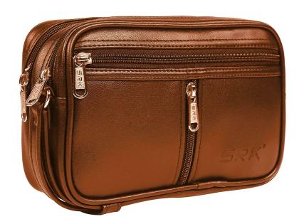 Arira Srk Tan Leather Multipurpose Travel Handcuffs Money Carrying ...