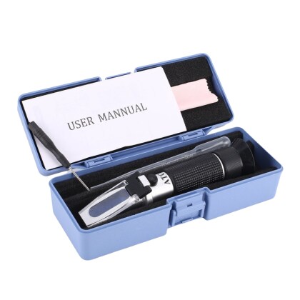 Real Instruments 0-100% Salinity HandHeld Refractometer Hydrometer For ...