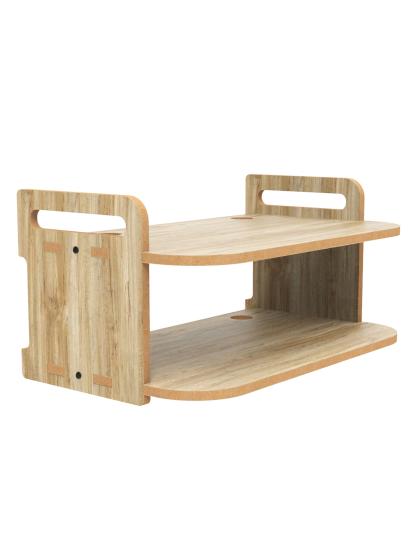 Home Sparkle Light Brown MDF Wall Mount Setup Box Holder 12 x 7.5 x 6 ...