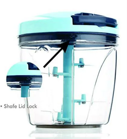 KAVYA SKY BLUE Plastic Handy Cutter With 4 Blades - 750 ml - JioMart