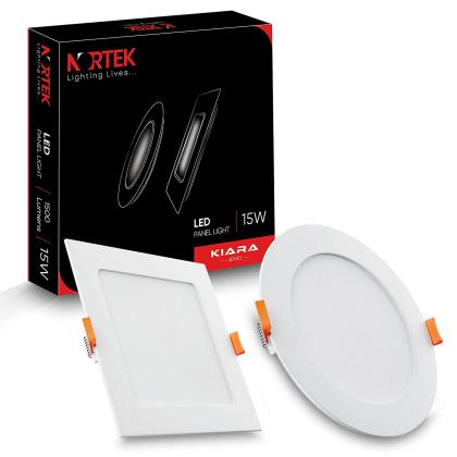 Nortek White 15 Watt Round Surface Led Panel Ceiling Light (Pack of 2 ...