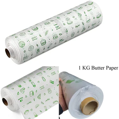 Homeleven Eco-Friendly Food Wrapping Parchment Paper Roll 1KG Butter ...
