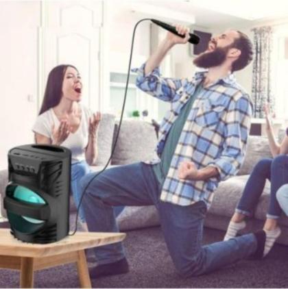 Techel Black Bluetooth Speaker - JioMart