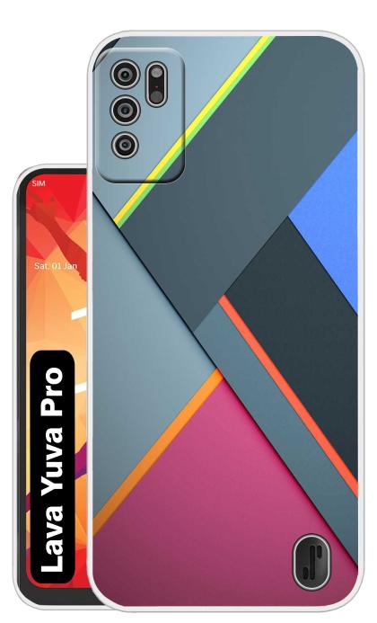 Case Club Multicolor Silicon Shock Proof Back Cover for Lava Yuva Pro ...