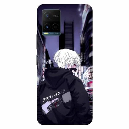 Voleano back cover for Vivo Y33T, Anime, Boy, girl, Naruto, Kakashi ...