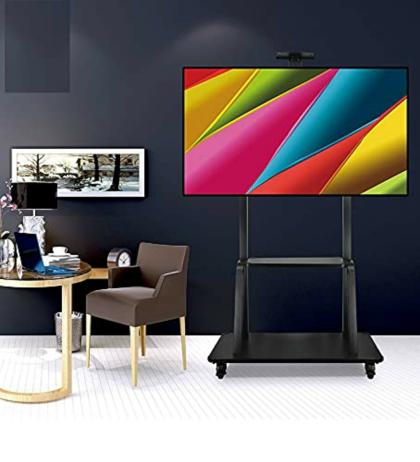 Gadget Wagon Led Tv Trolley Cart Display Interactive Panel With Wheels ...