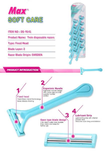 FRESTYQUE Max Soft Care Disposable Soft Care Razor Hair Removing Razor ...