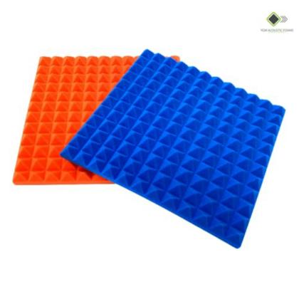 YGM Acoustic Foams Blue Pyramid Soundproofing Studio Acoustic Foam 1X1 ...