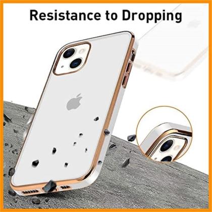 Inclu Chrome Case /Silione/ Electroplating TPU Transparent Back Cover ...