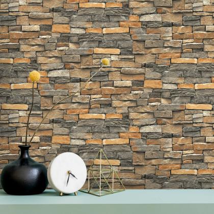 Stone Textured Wallpaper for Walls - JioMart