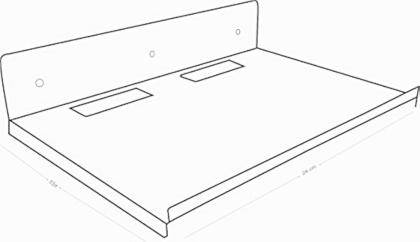 ZIPP Heavy Duty Black Metal Set Top Box Bracket - JioMart