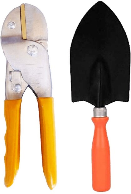 Green India Gardening Tool Kit of 2 Pcs ( Flemingo cutter with Hand Big ...