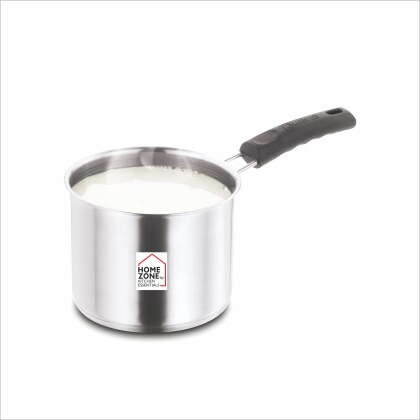 HOMEZONE-Stainless Steel Induction Bottom Milk Pan 14cm - JioMart