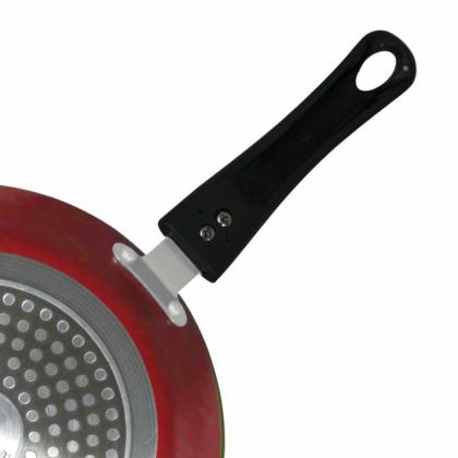 Baltra Red Aluminum Non-Stick Induction Fry Pan 22 cm - JioMart