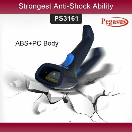 Pegasus Rugged Fast PS3161 2D QR Wired Barcode Scanner for Warehouse ...